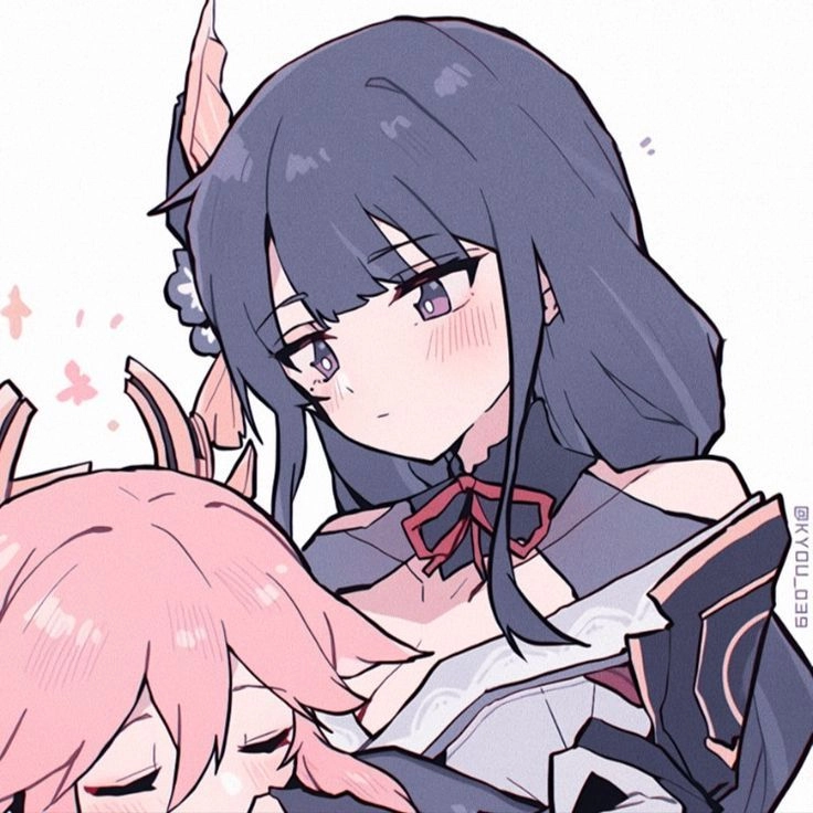 Raiden and Yae matching pfp Genshin Impact | HoYoLAB