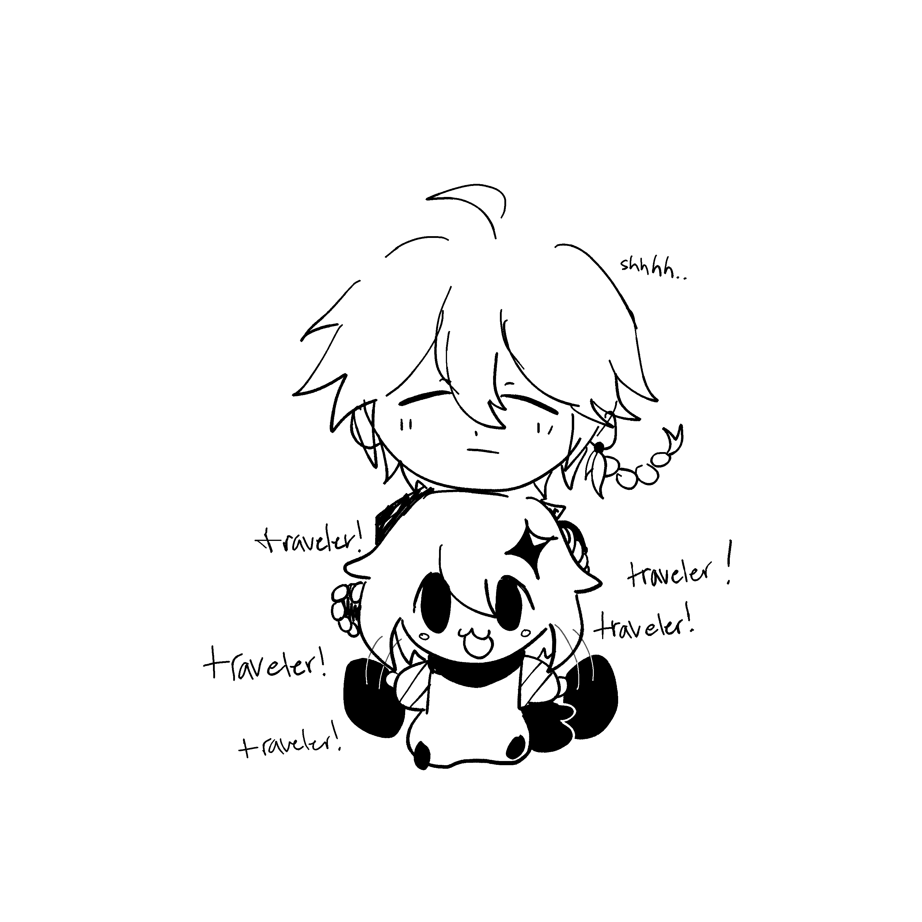 aether n paimon Genshin Impact | HoYoLAB