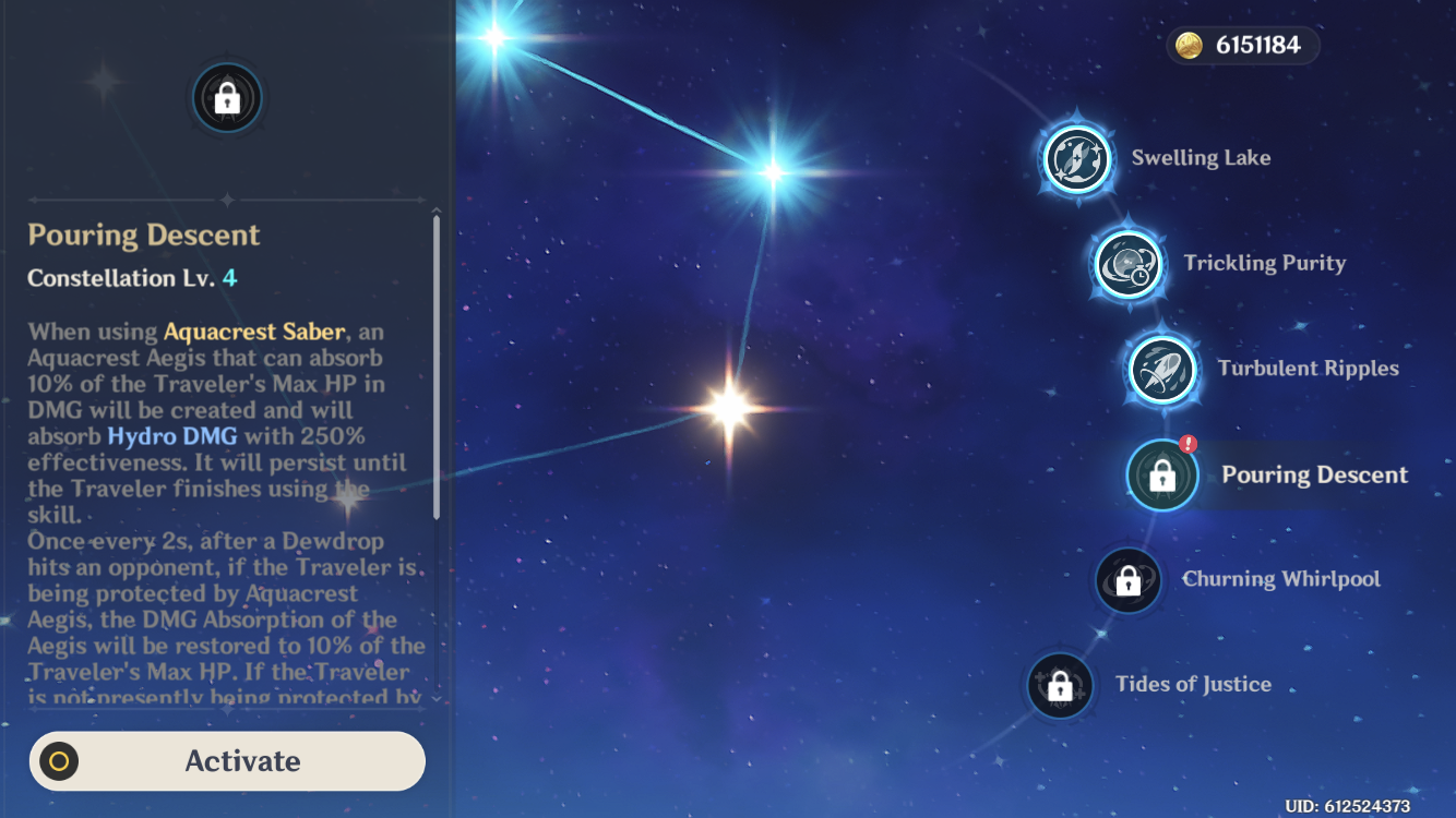 Constellation (Hydro Traveler) Genshin Impact | HoYoLAB