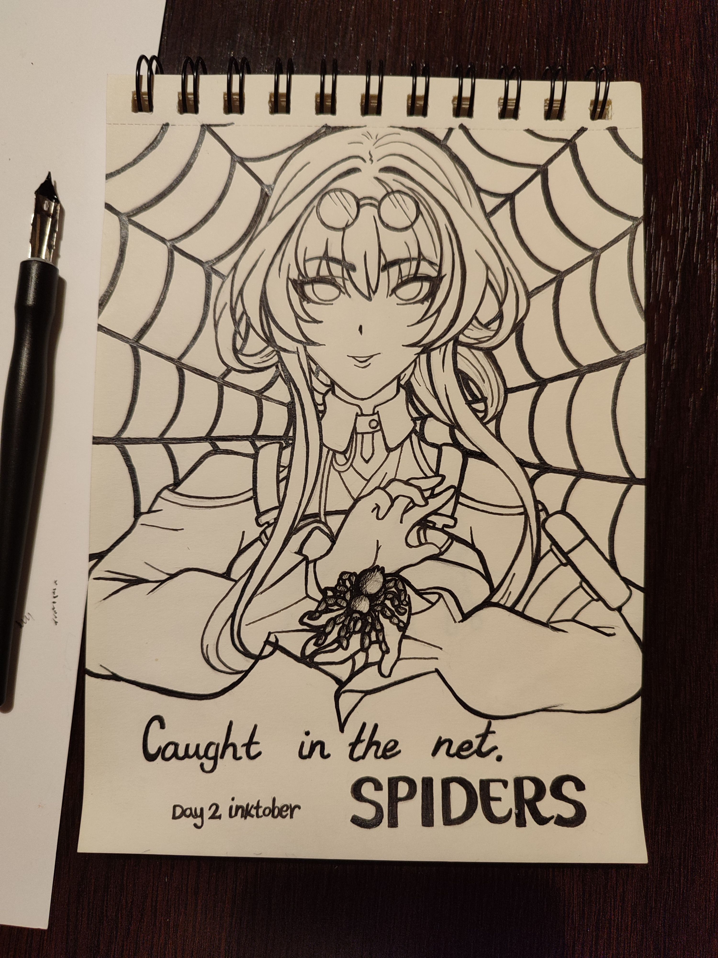 Inktober Spiders Kafka Honkai: Star Rail | HoYoLAB