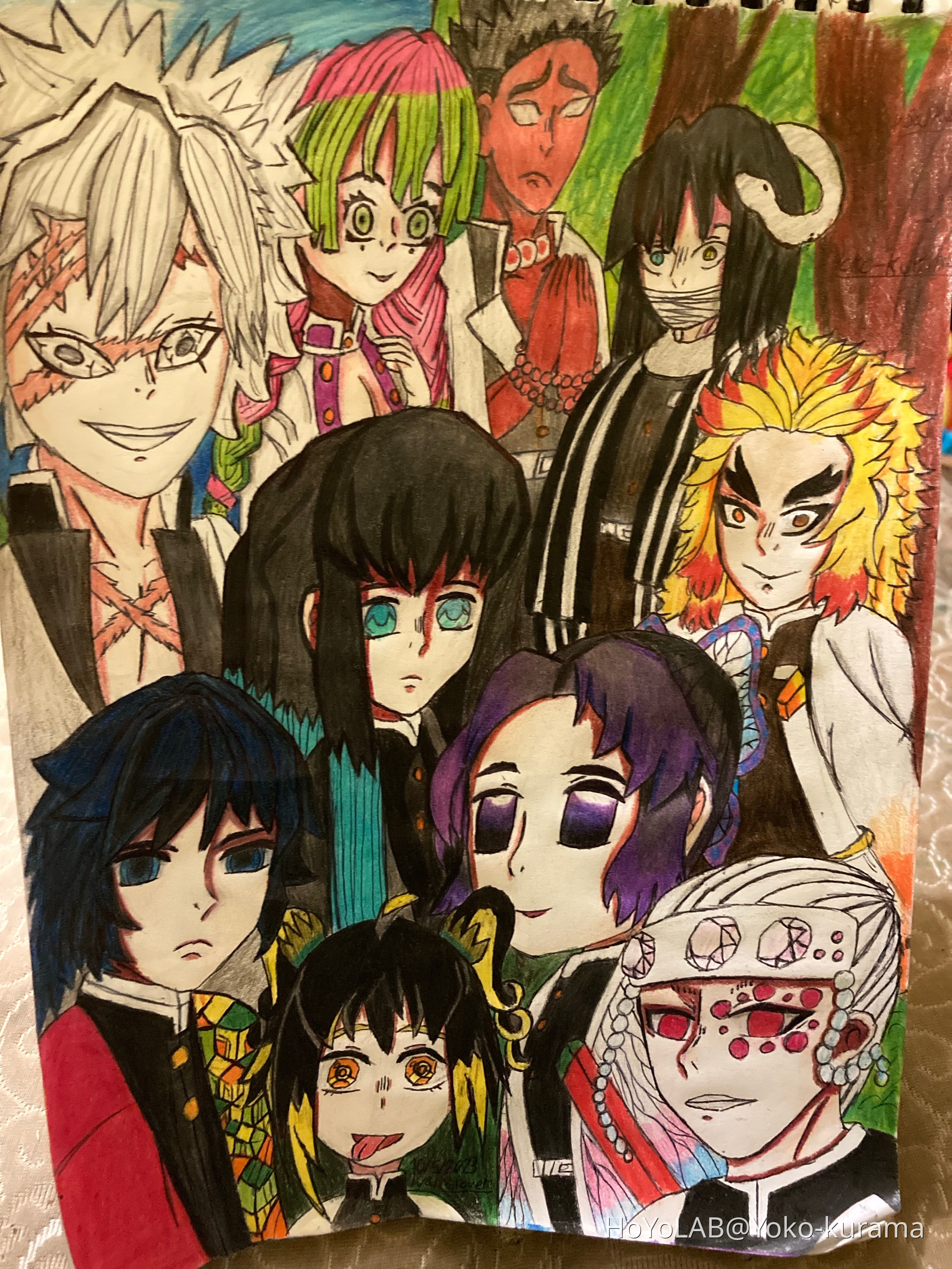 It’s finished! All hashira artwork complete! | HoYoLAB