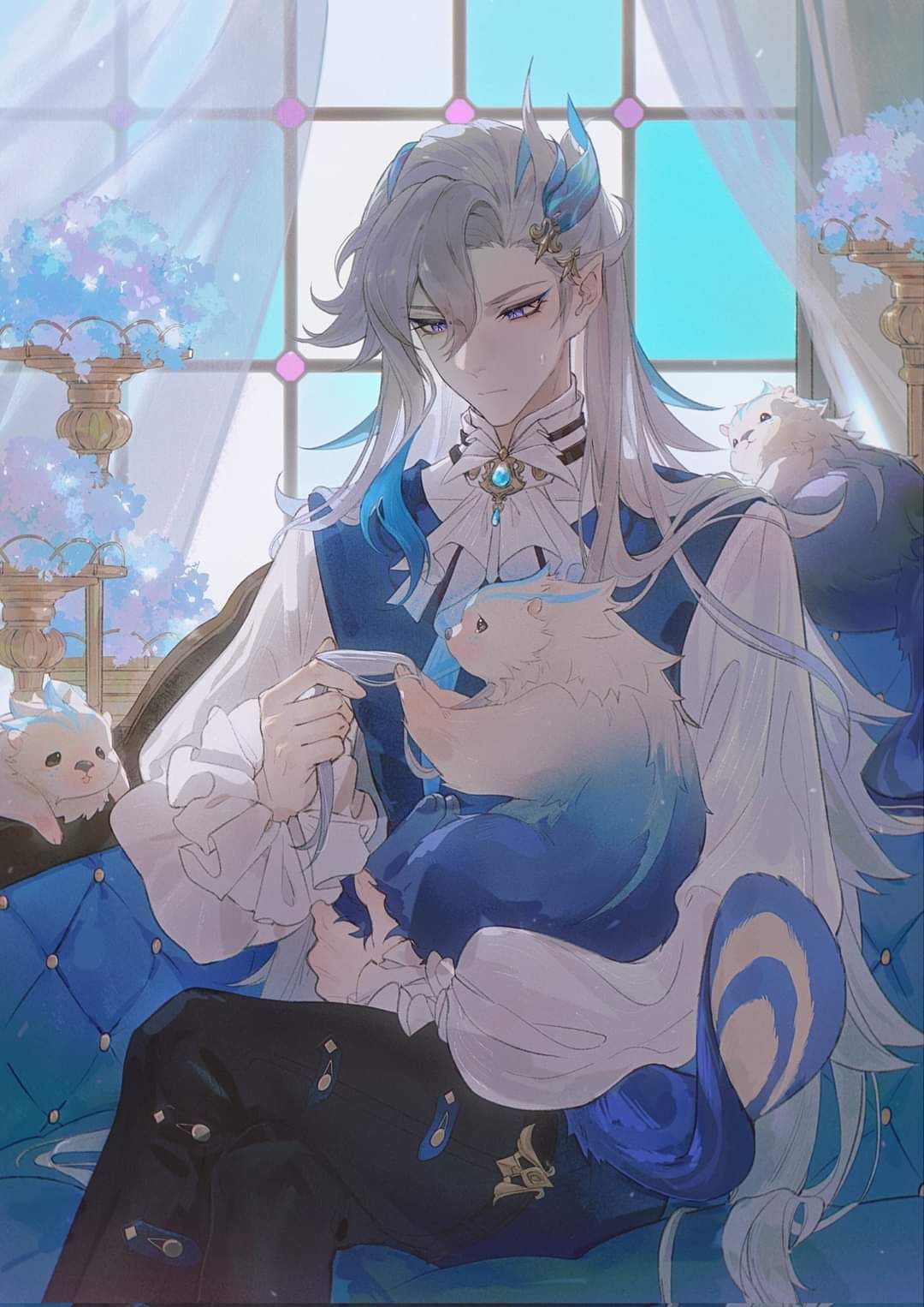 Neuvillete The Hydro Dragon🩵 Genshin Impact | HoYoLAB