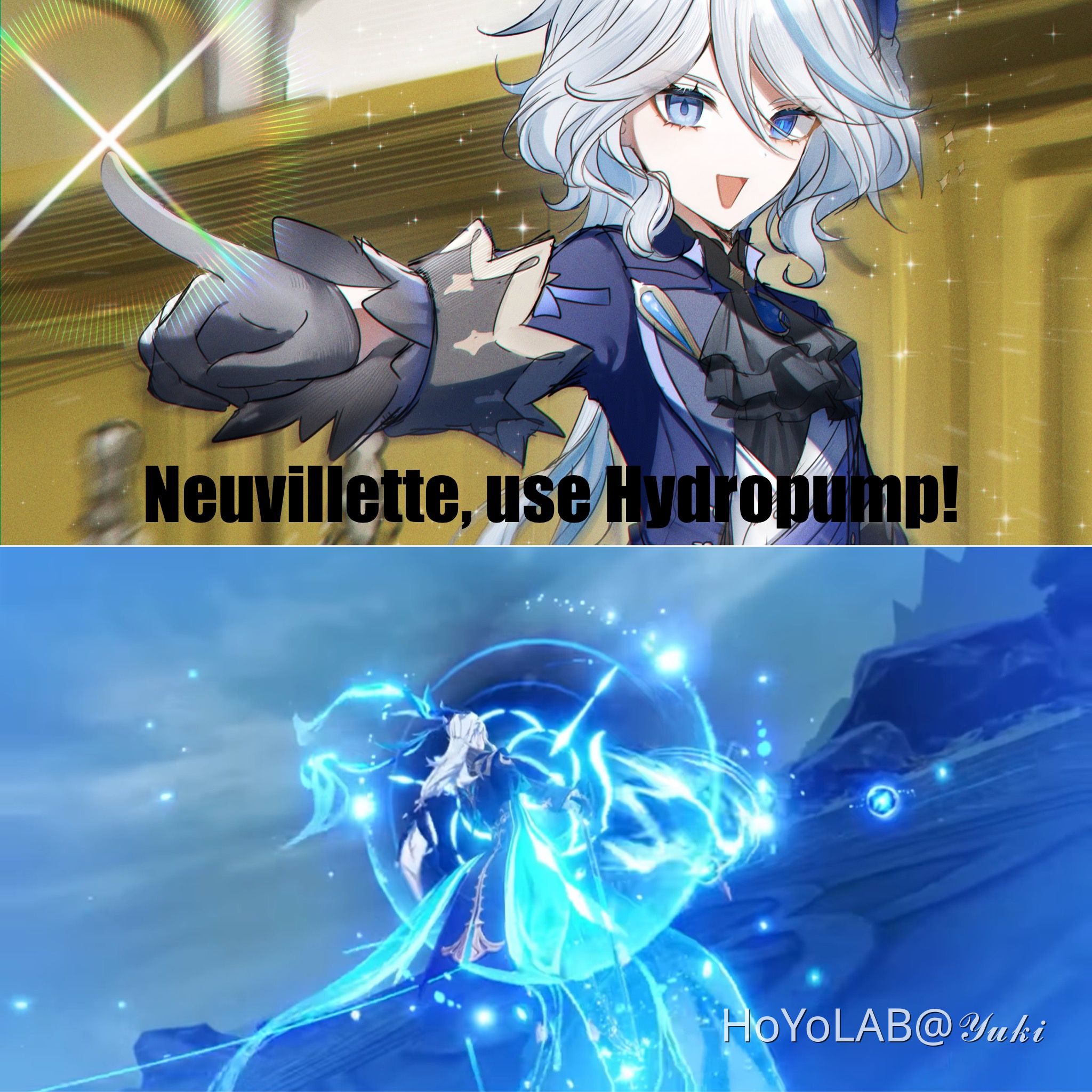 Neuvillette's a Pokémon now Genshin Impact | HoYoLAB