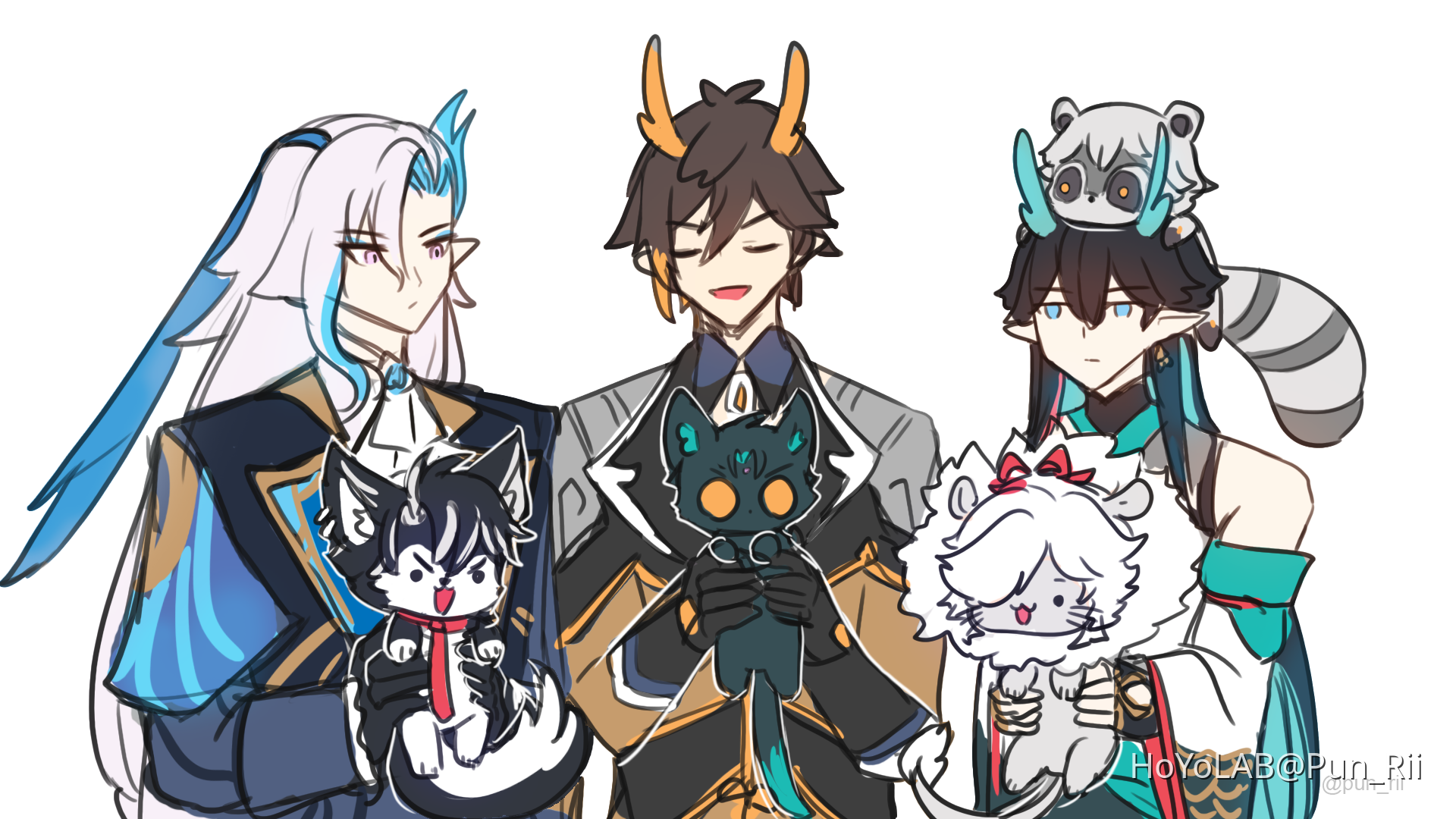 3 Dragons and their fluffy ! Genshin Impact | HoYoLAB