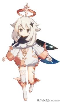 Why does paimon have a triquetra on her chest? Genshin Impact | HoYoLAB