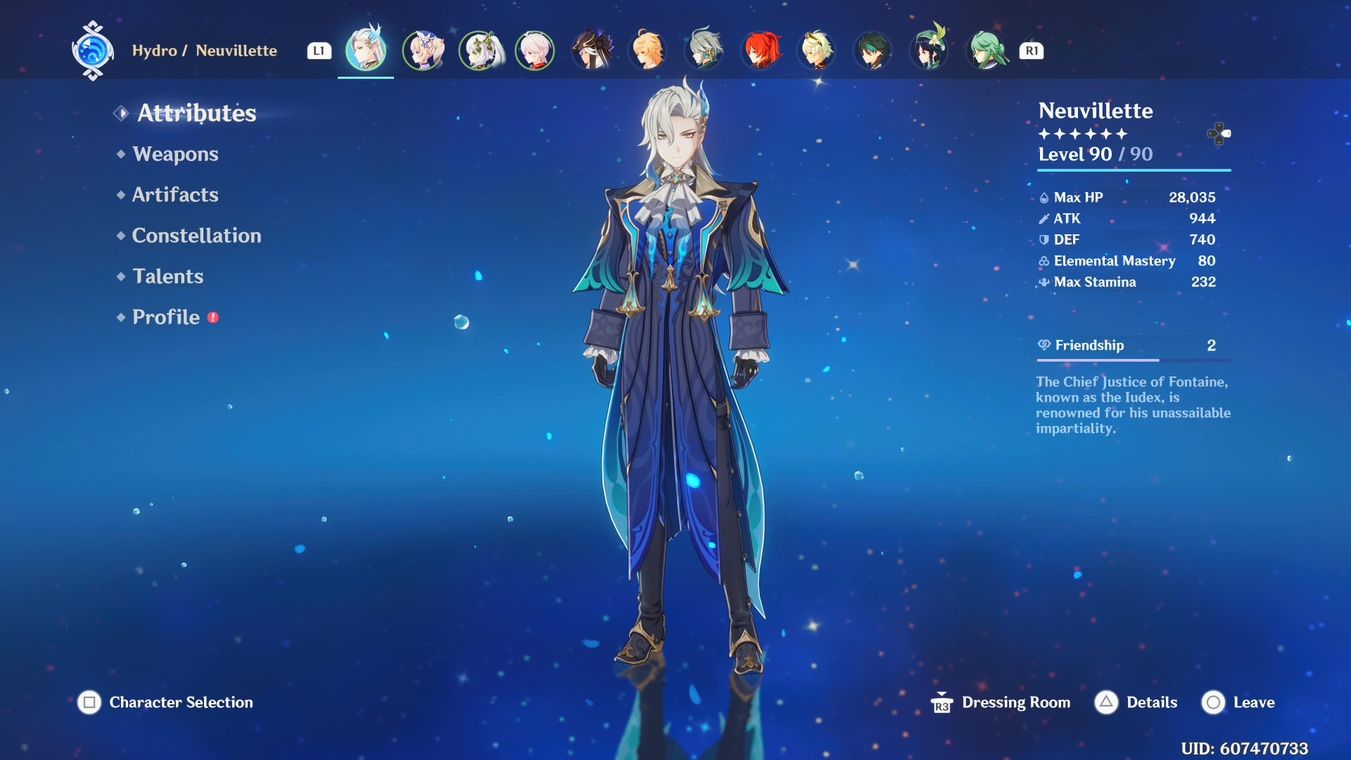 Neuvillette my first C6 5 star ⭐️ Genshin Impact | HoYoLAB