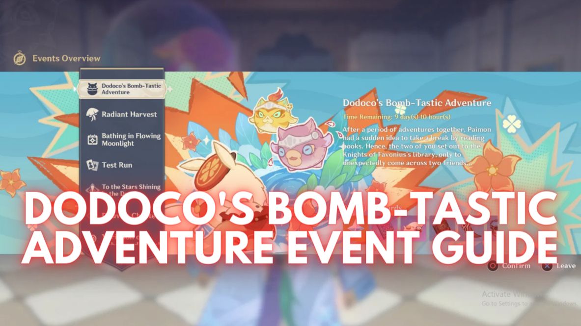 [Version 4.1] Dodoco’s Bomb-Tastic Adventure Event Guide (All Stages ...