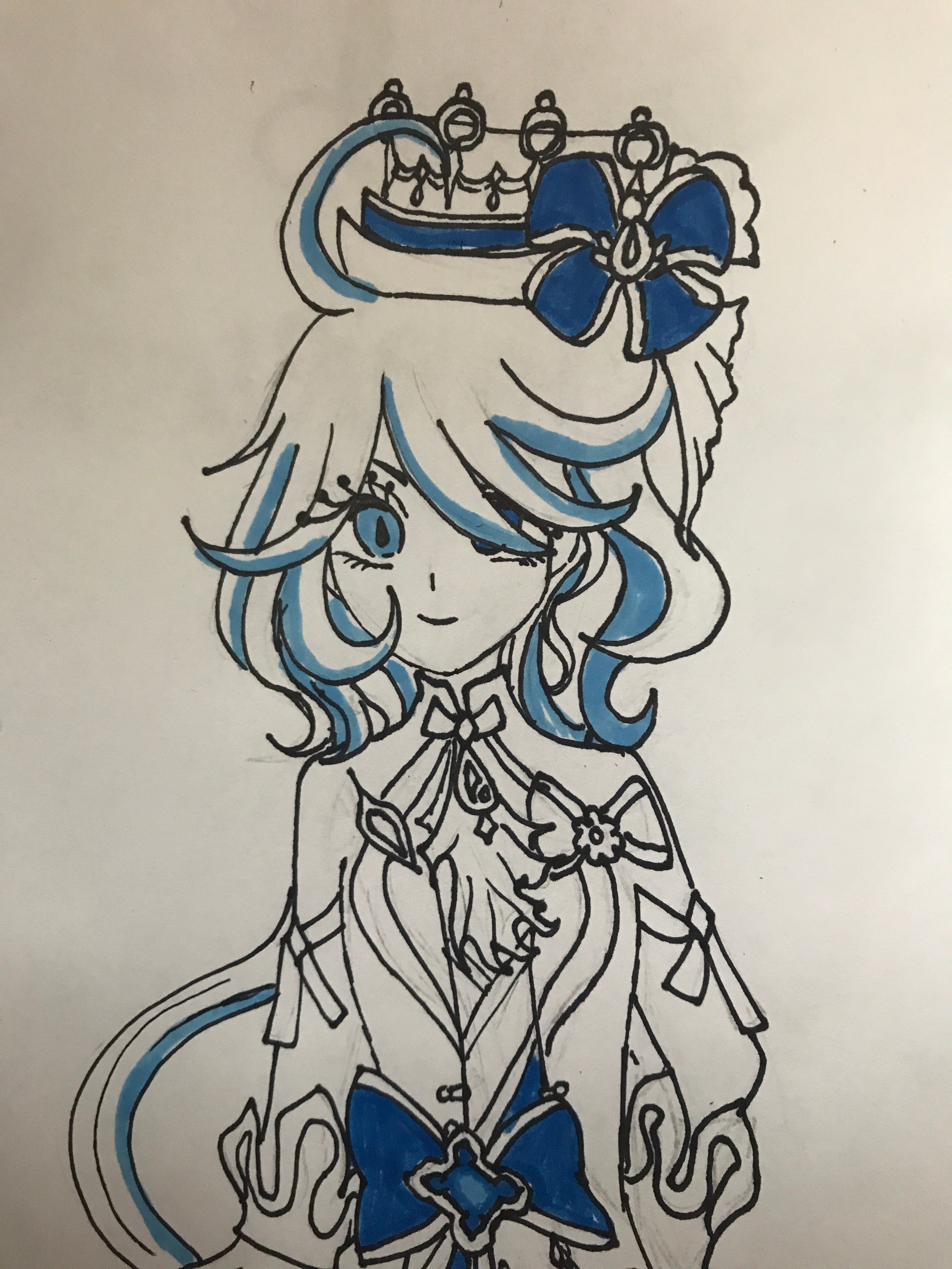 Furina Art Genshin Impact | HoYoLAB