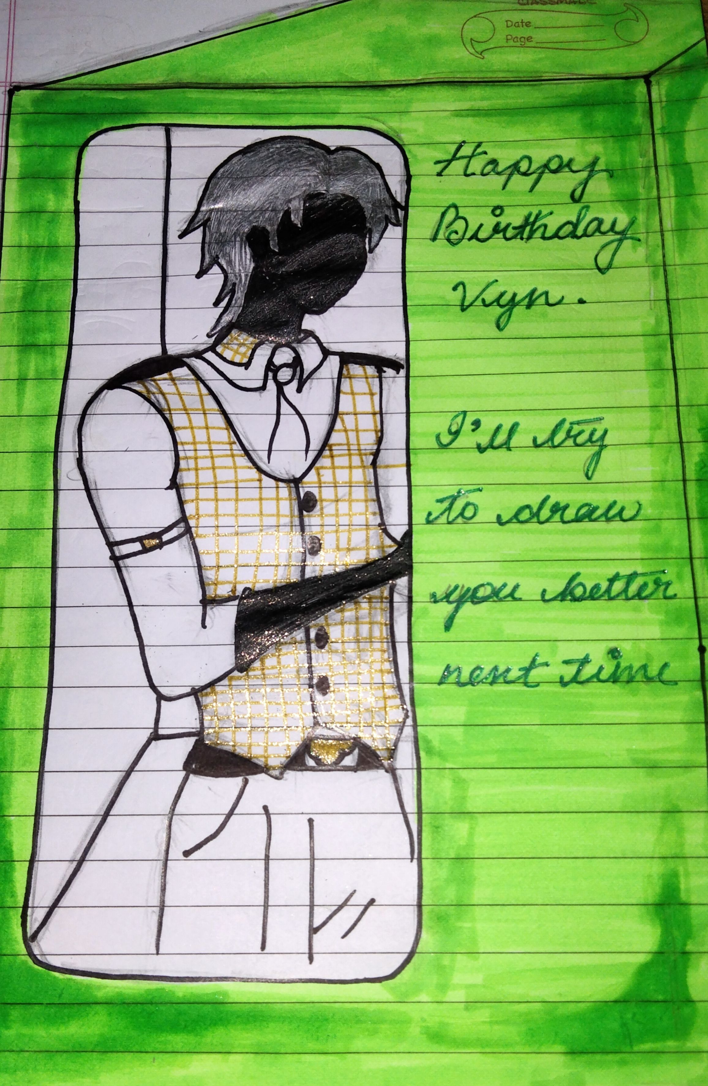 First time drawing Vyn~ Tears of Themis | HoYoLAB