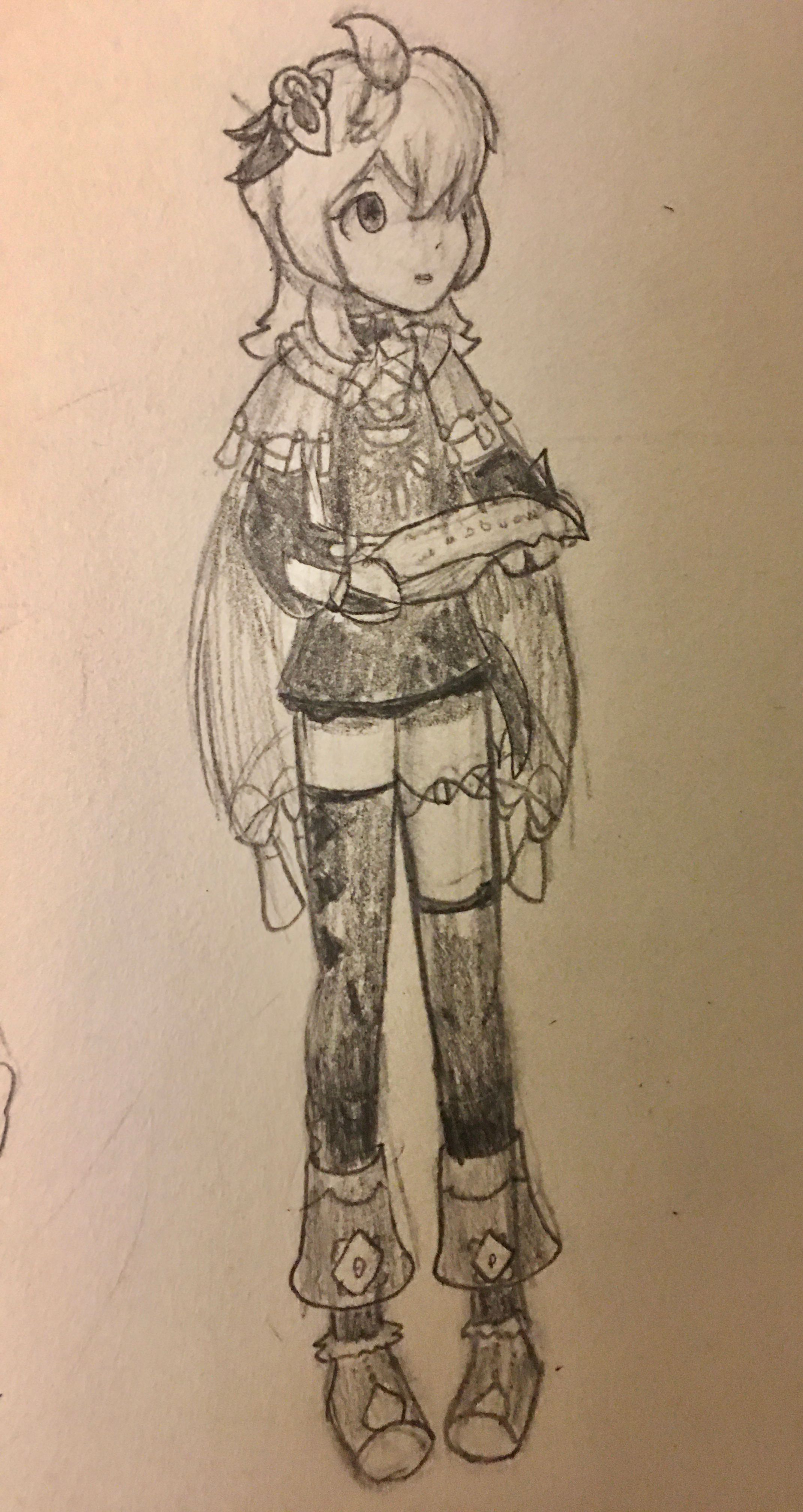 Day five of drawing genshin characters for inktober: map Genshin Impact ...