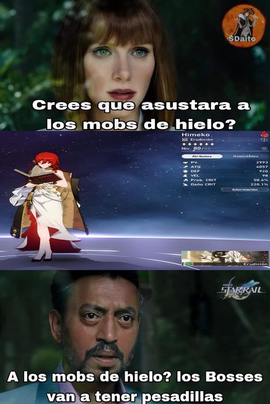 Meme "Himeko causando terror" Honkai: Star Rail | HoYoLAB