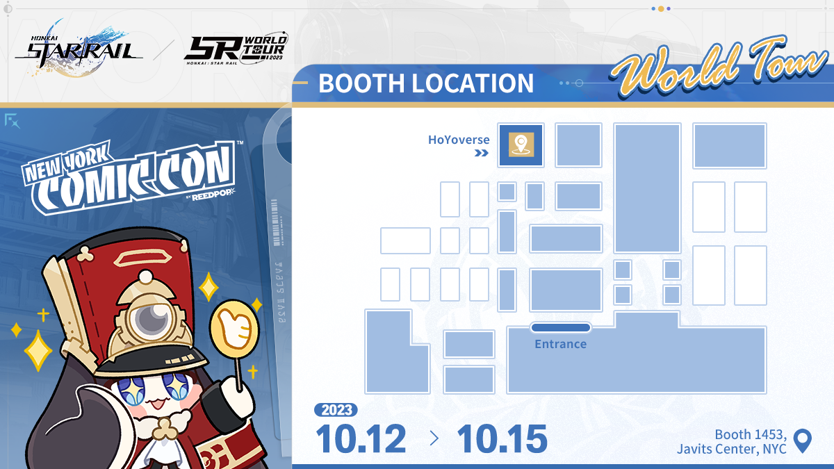 New York Comic Con World Tour 2023 Honkai: Star Rail | HoYoLAB