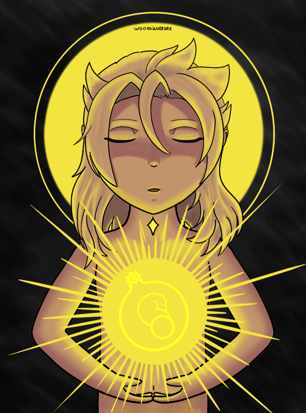 Inktober day 6 - Golden Genshin Impact | HoYoLAB