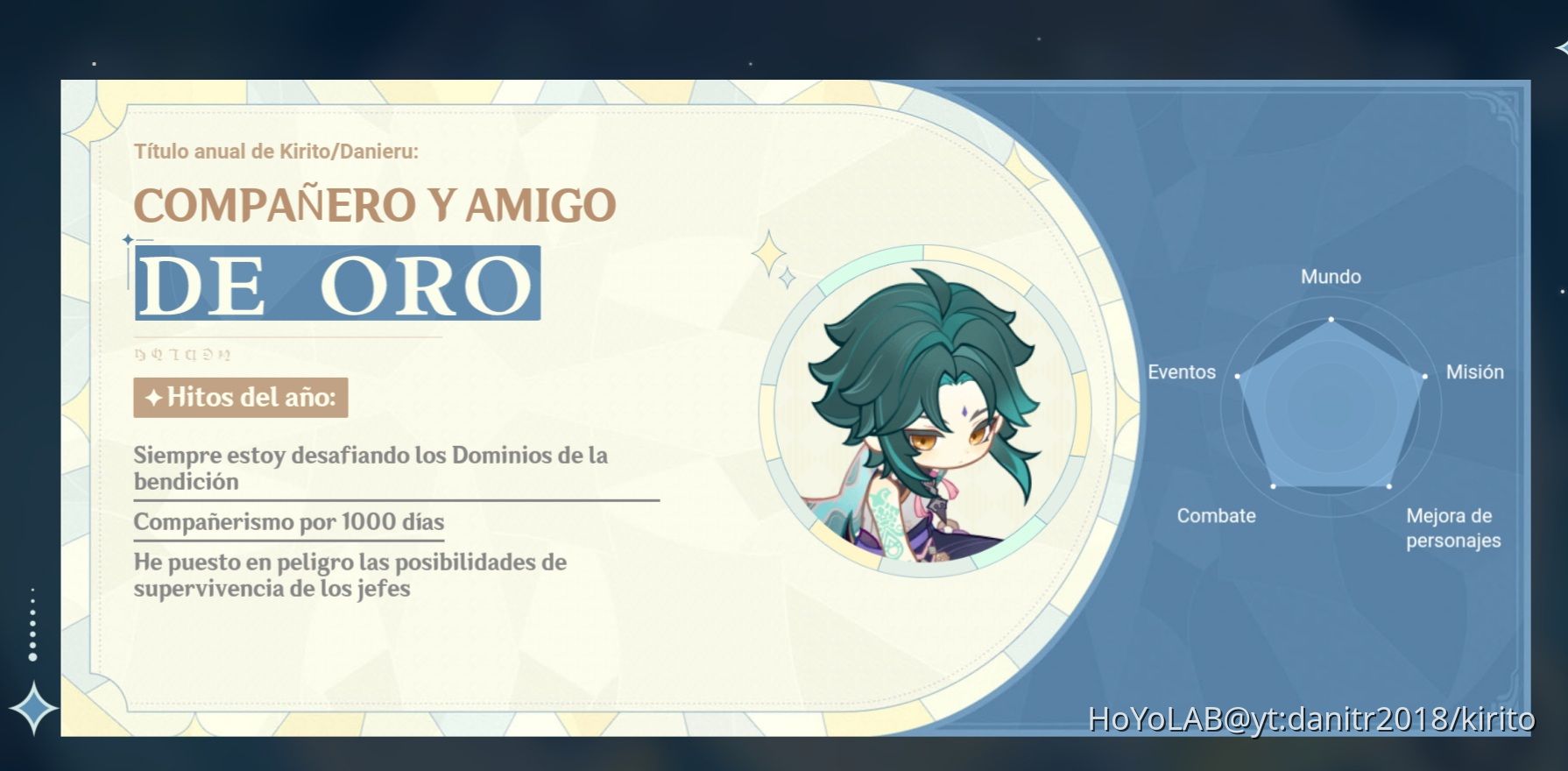 Mi tarjeta del evento de sueños de estrellas errantes + mensaje para ...