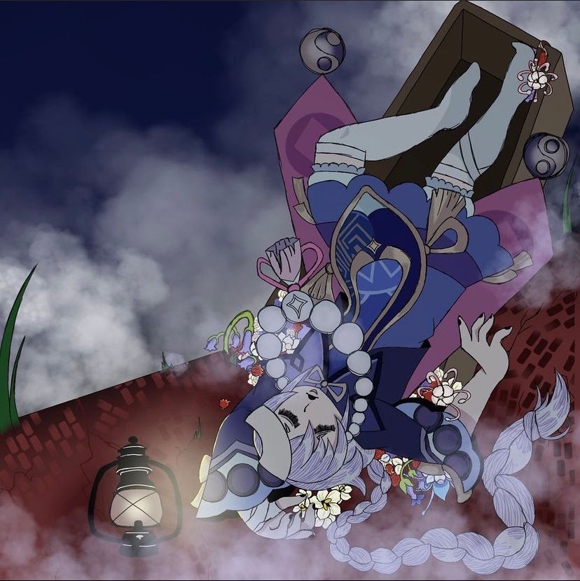 Qiqi resting Genshin Impact | HoYoLAB