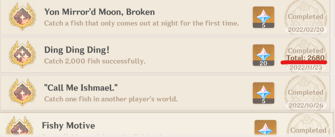 2680 Fish & I have finally gotten all 10 Toki Pages! Genshin Impact ...