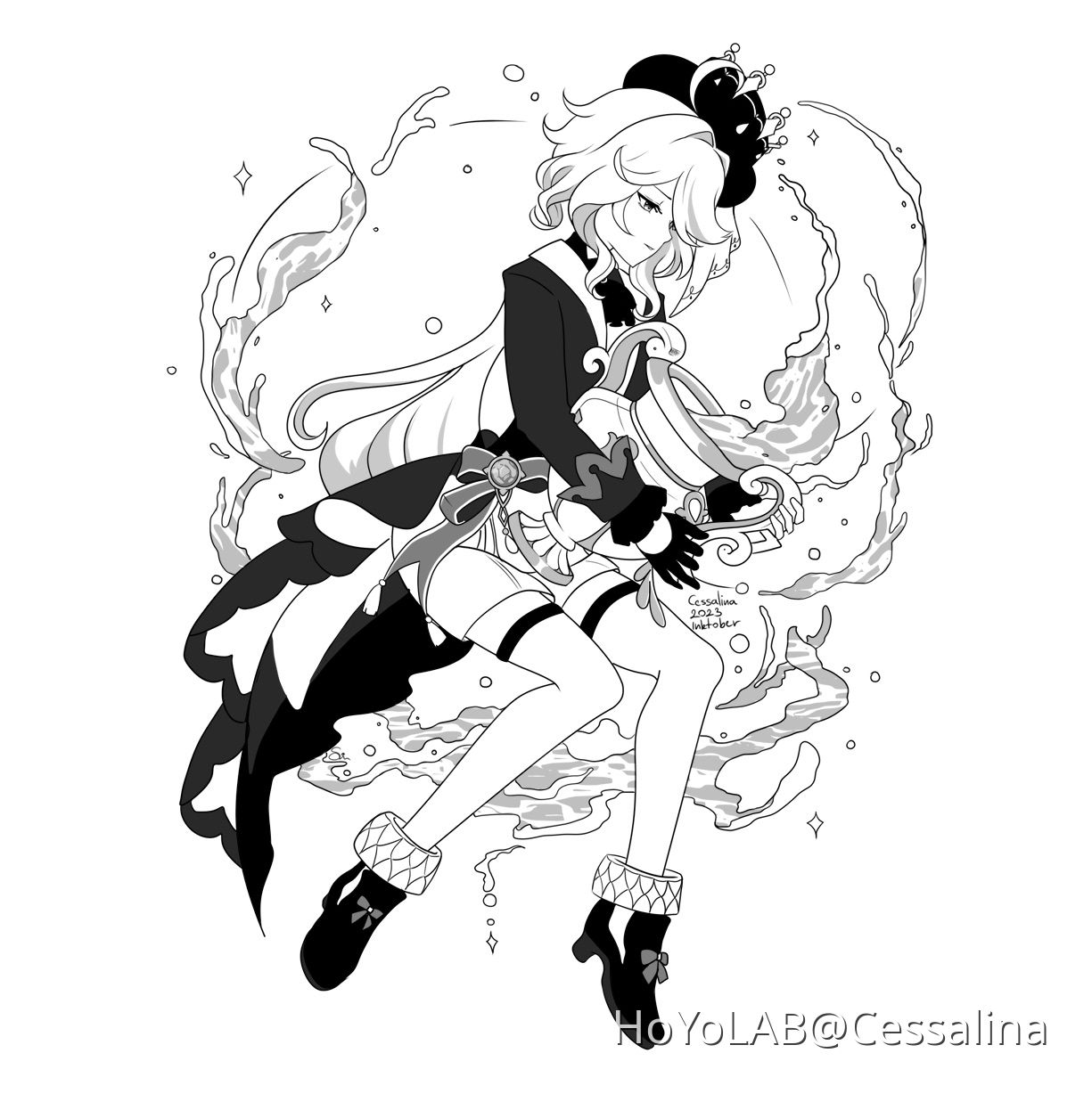 GOLDEN - 2023 Inktober Genshin Impact | HoYoLAB