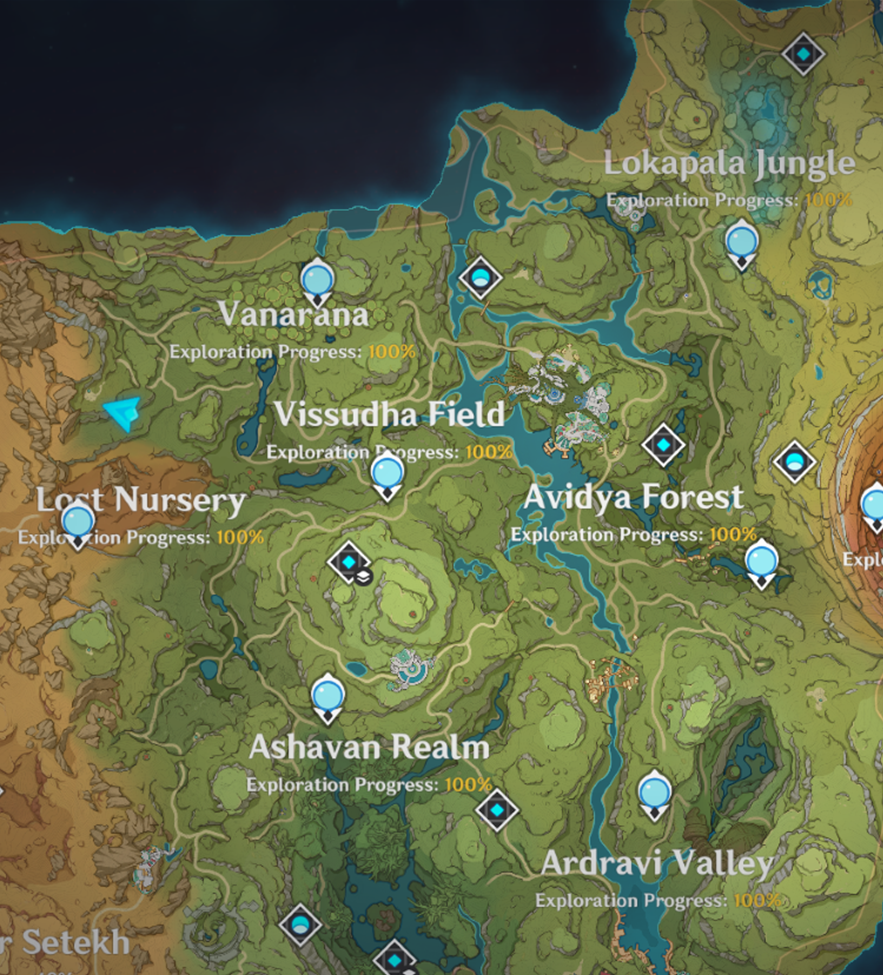 100% sumeru rainforest 🌿🐊🌺🦁🍄🦜🍃🐸 Genshin Impact | HoYoLAB