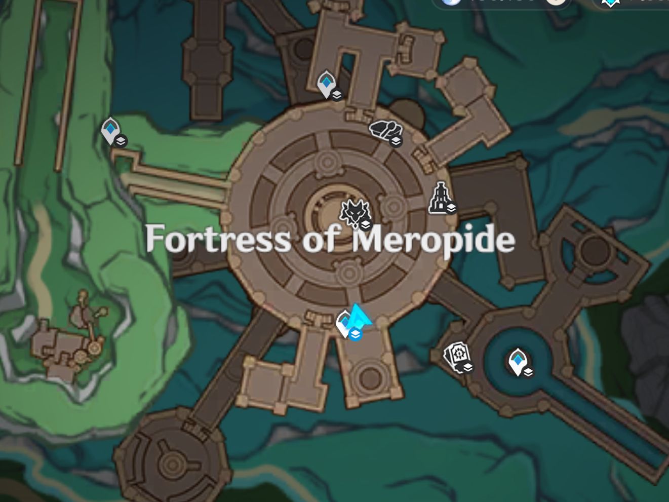 Something I just realized while looking at the Fontaine map Genshin ...