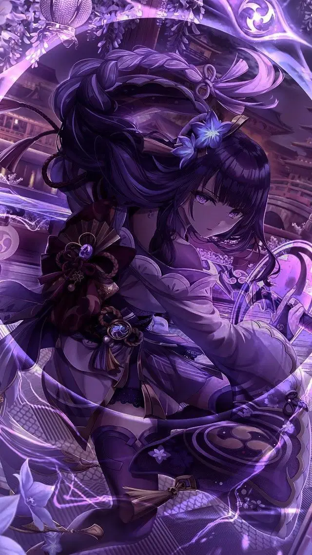 Raiden walpaper just dor u💜 Genshin Impact | HoYoLAB