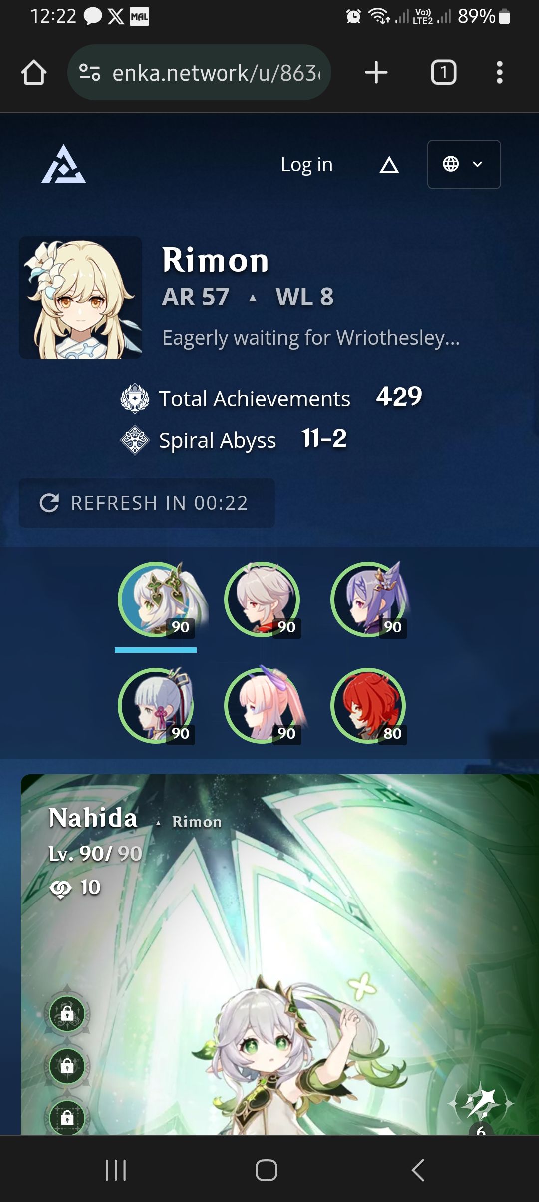 Enka.network is broken? or confused? or what? Genshin Impact | HoYoLAB