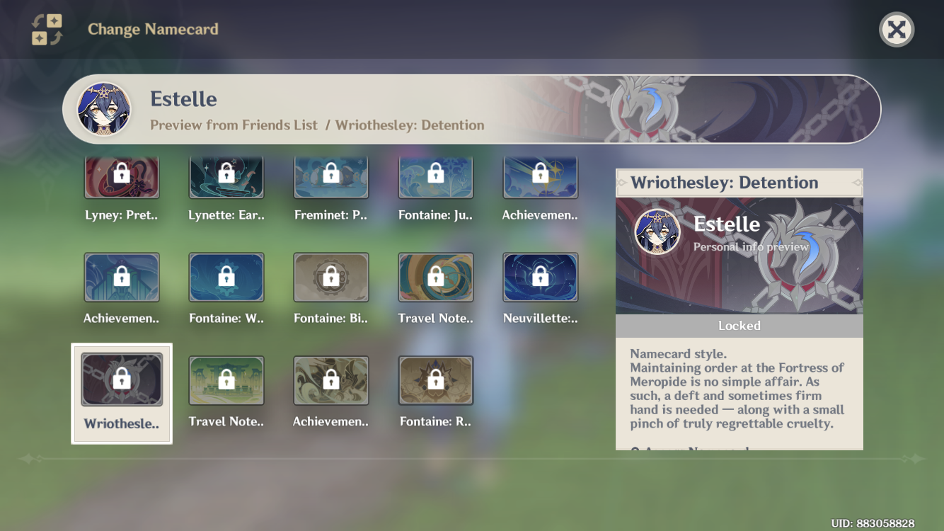 Wriothesley isn’t out yet and his namecard is already in game? Genshin ...