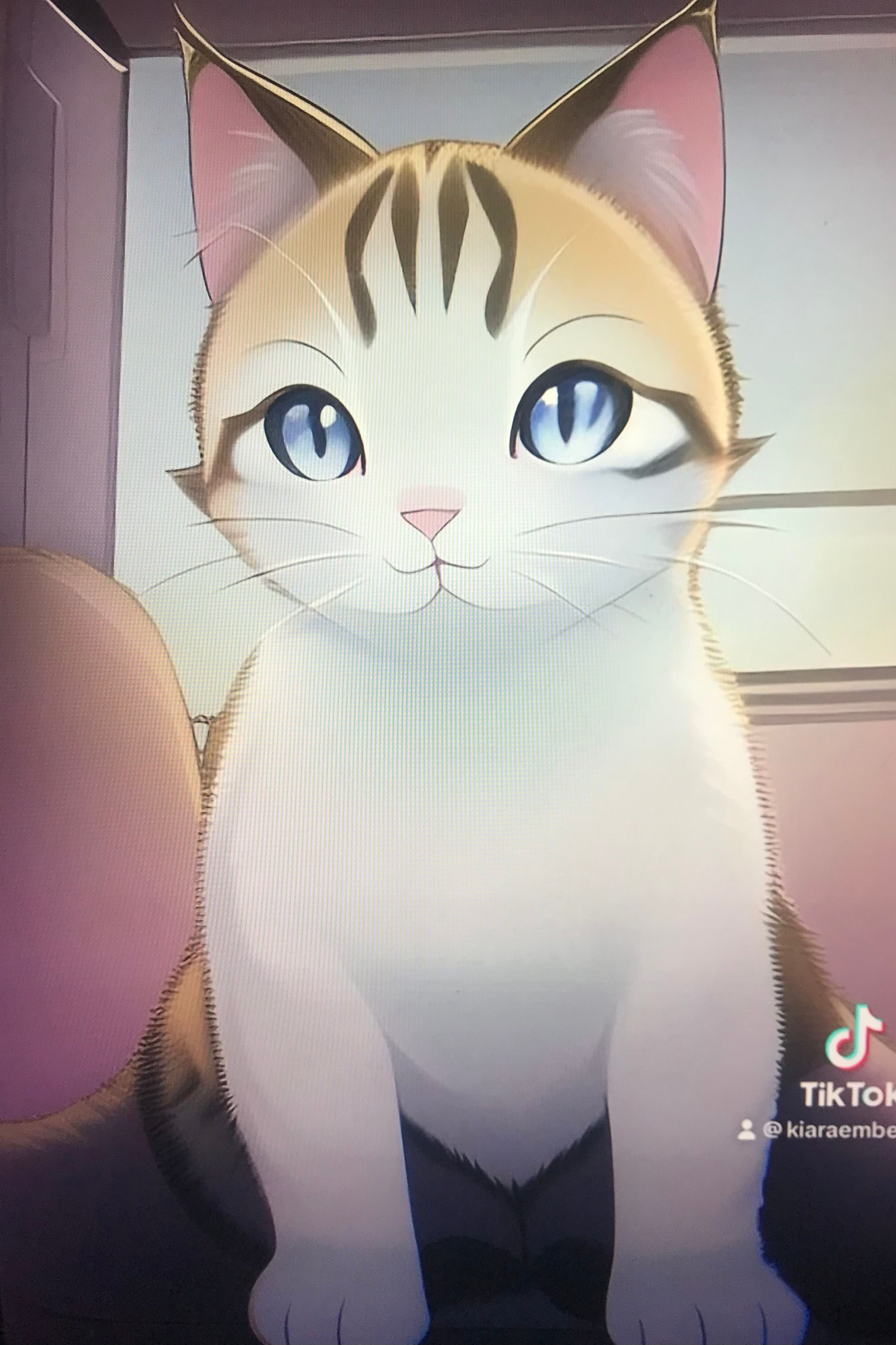This is what my first cat looked like as anime aka manga 🥰 | HoYoLAB