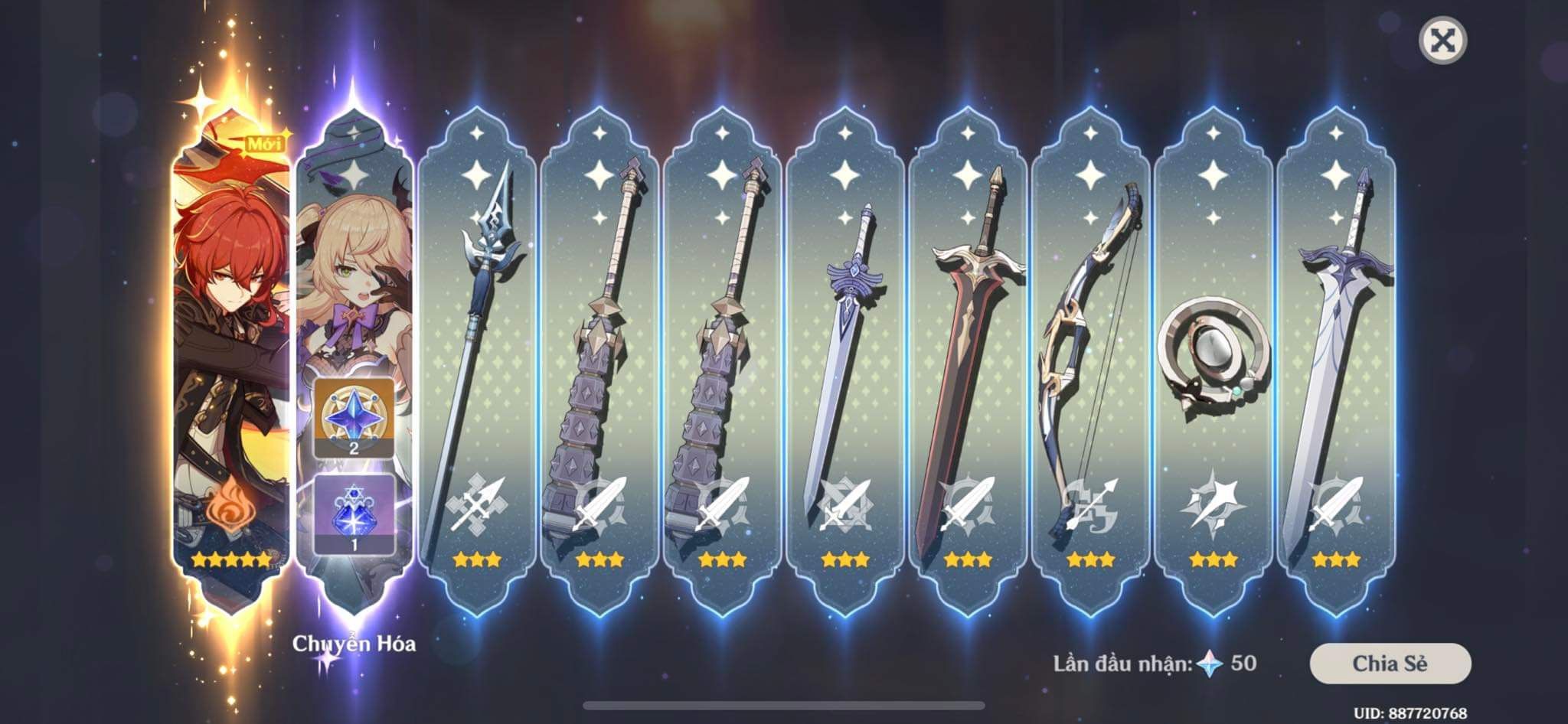 Roll banner neuvi nổ Di Tao ( 79 roll cho 1 cái bảo hiểm có quá chát 🥹 ...