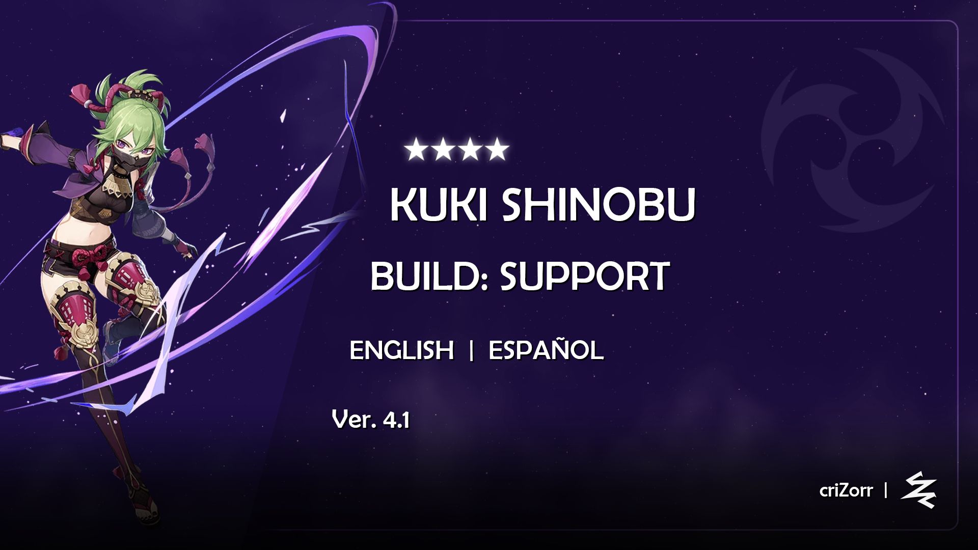 Kuki Shinobu Build SUPPORT [v4.1] Genshin Impact | HoYoLAB