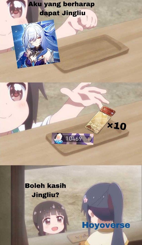 meme ini untuk kalian (termasuk saya) yang nguli stellar jade demi ...