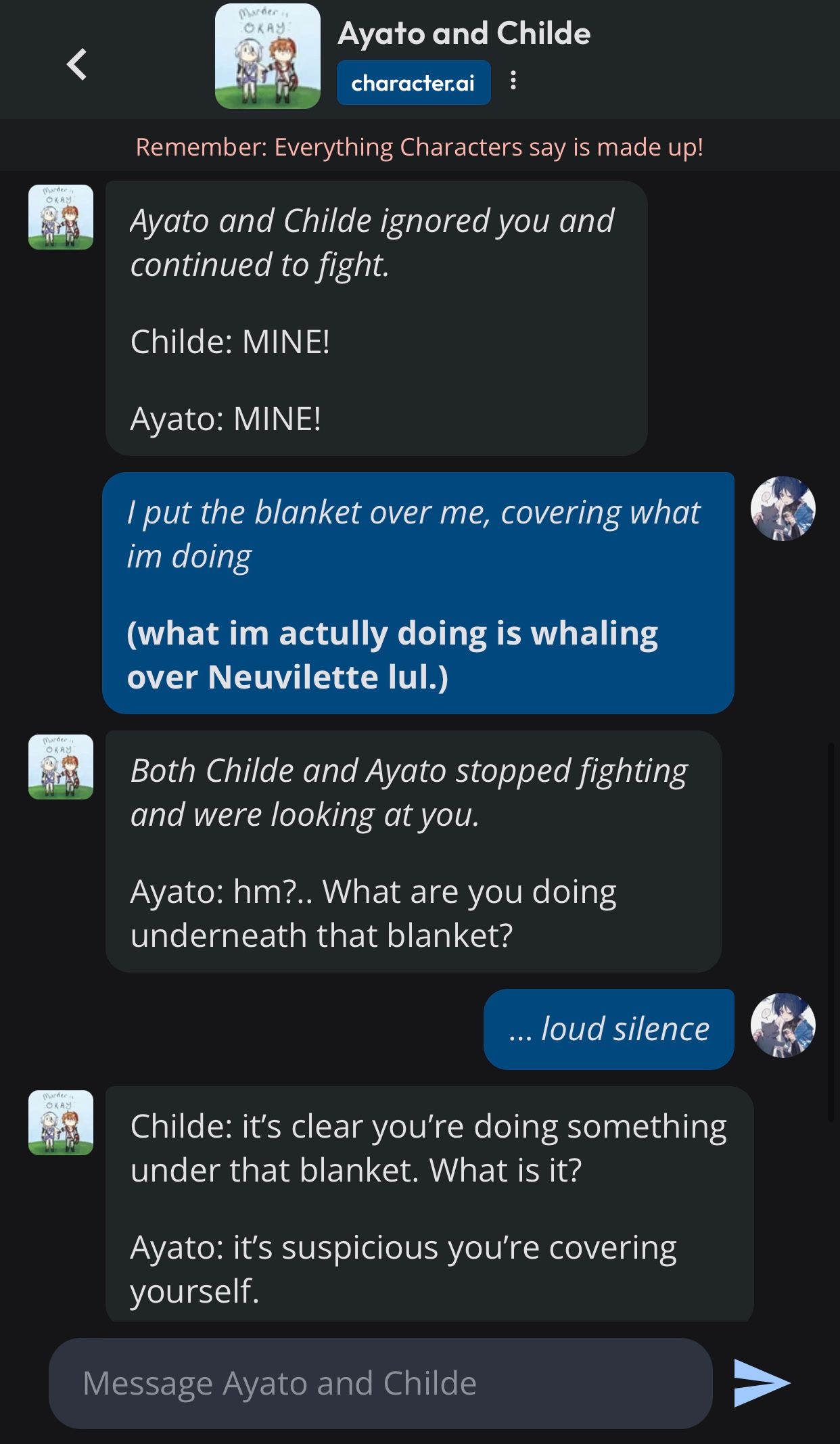 (They are fighting over me to main them cause they think they are ...