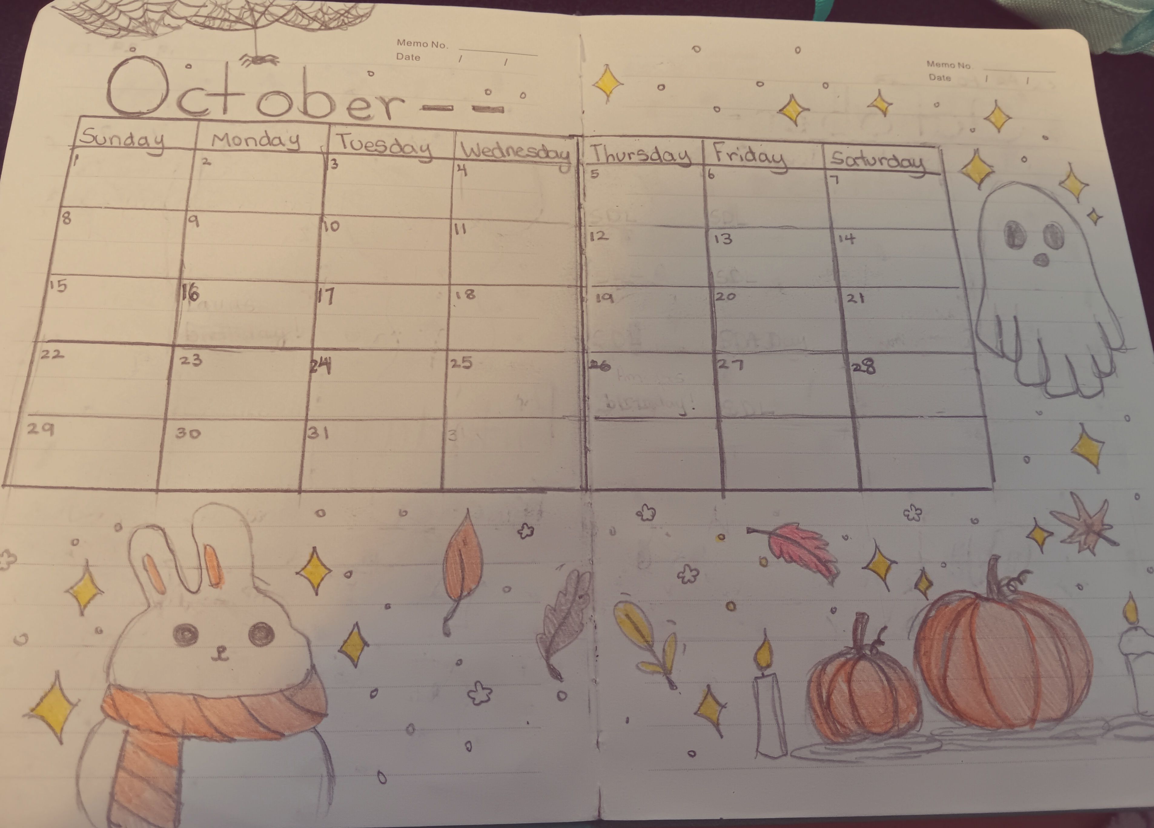 October Calendar!! | HoYoLAB