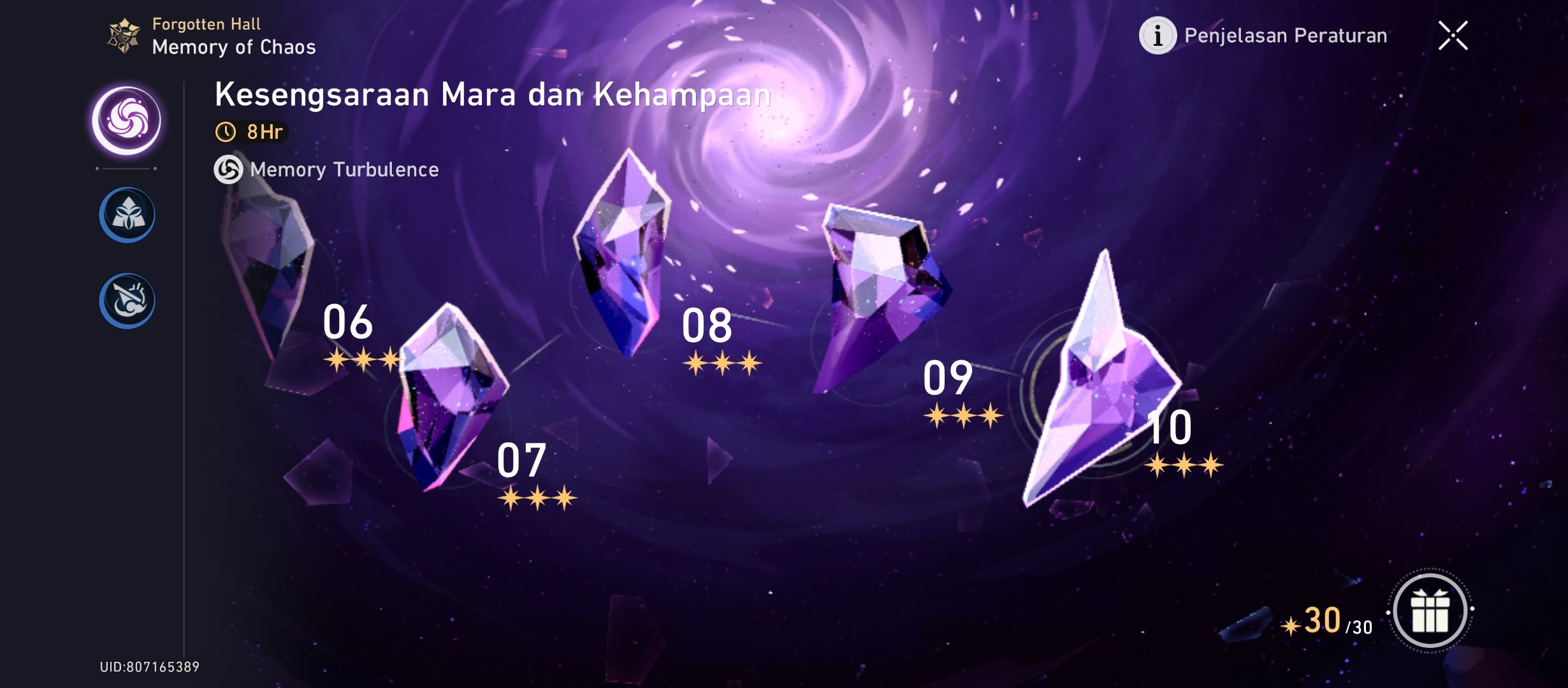 Share 𝐇𝐒𝐑 progress: MoC 1.3.1 (1-10) & MoX 🍀 Honkai: Star Rail | HoYoLAB