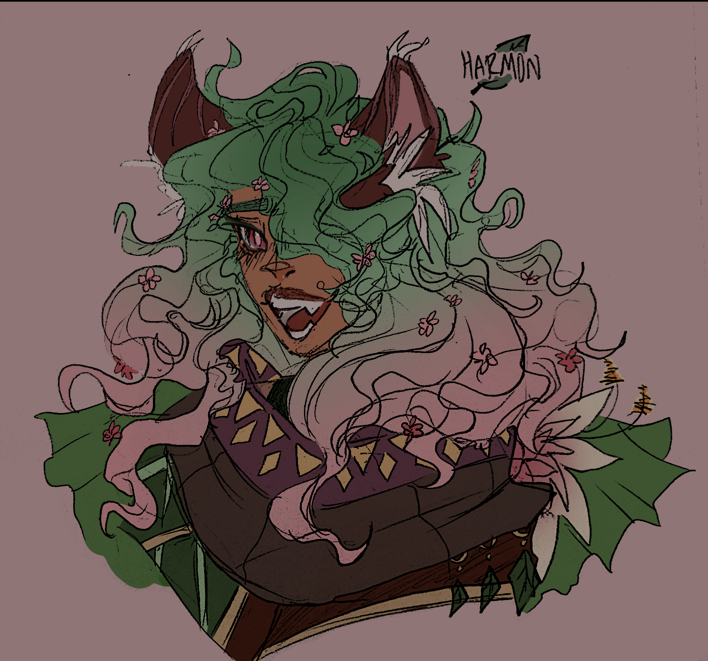 Harmon ♡ (oc) Nature prince +Info dump because I can Genshin Impact ...