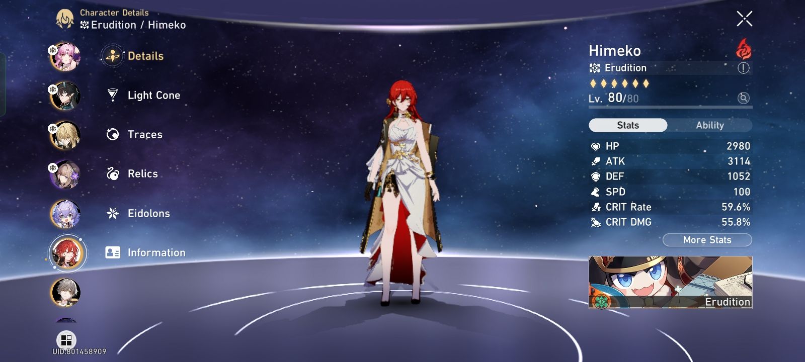 Himeko F2P Build ( Sharing my build character). Honkai: Star Rail | HoYoLAB