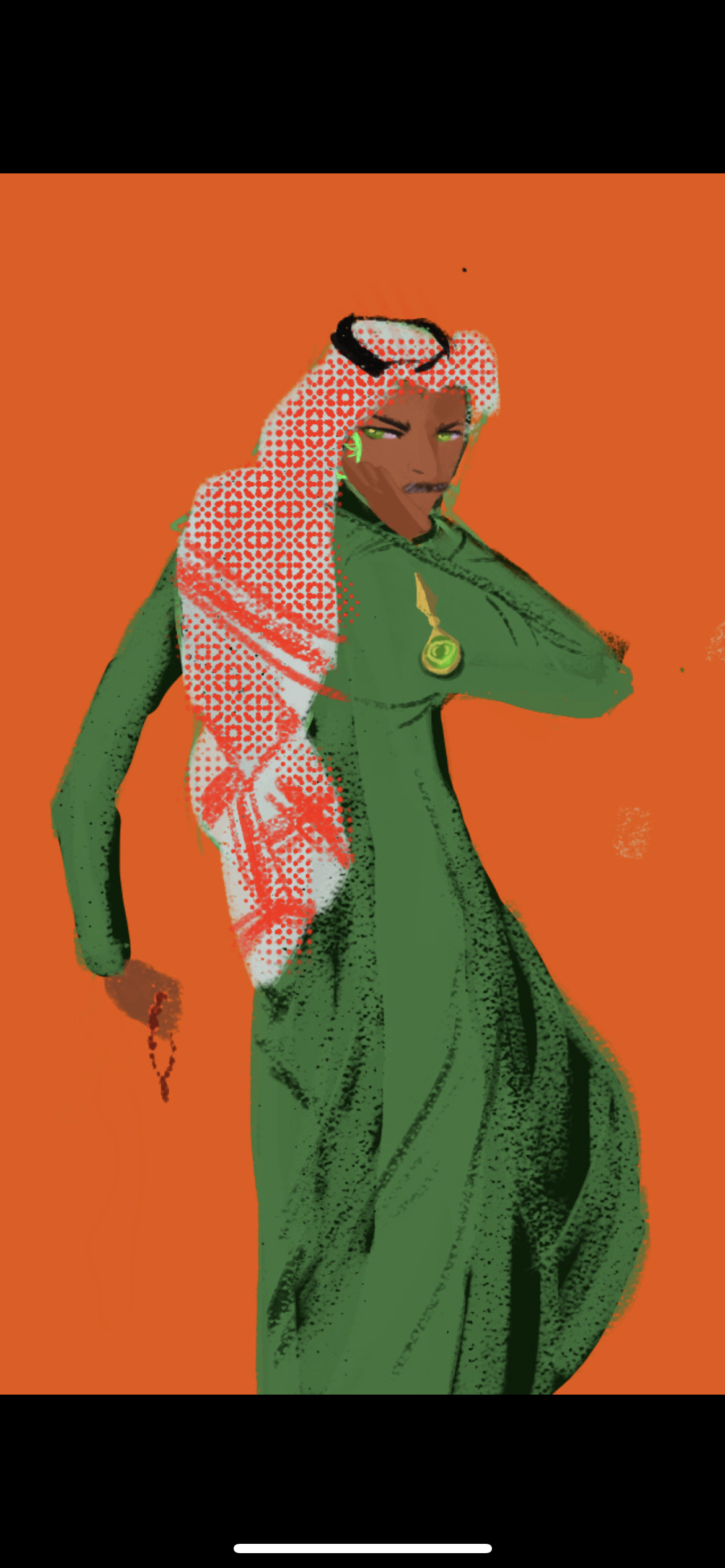 Original fanart of Alhaitham in a modern Sumeru (inspired by Arabian ...