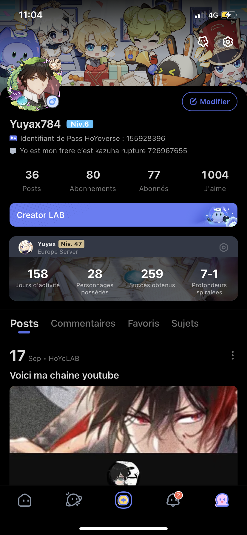 Les 1000 like | HoYoLAB