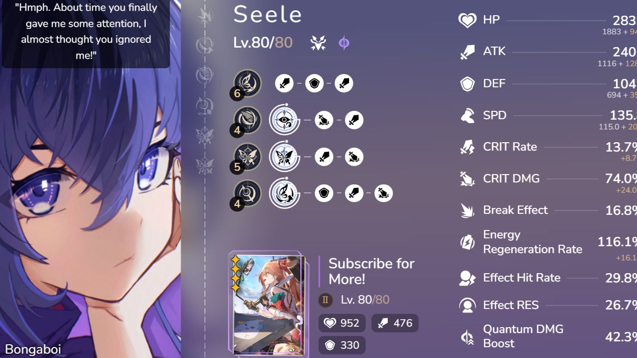 Suddenly Seele Build Progress! Honkai: Star Rail | HoYoLAB