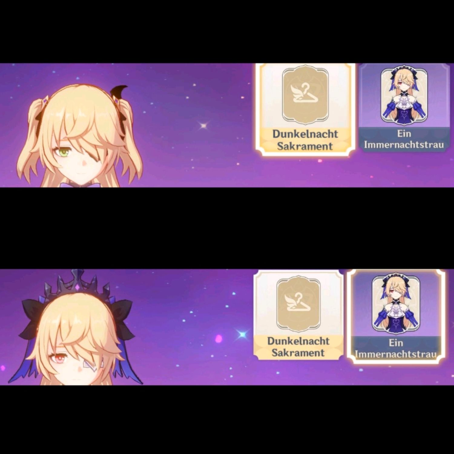 why does fischl have two different eyes in two different outfits ...