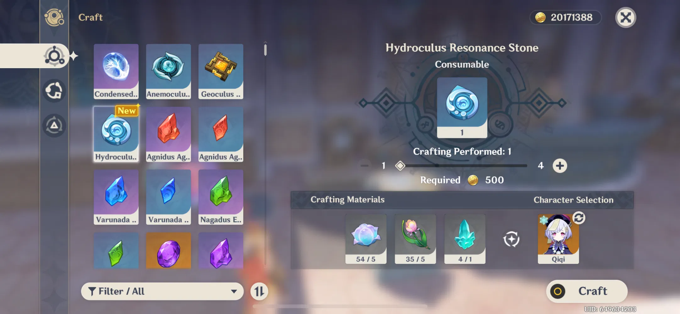 Hydroculus Resonance Stone Genshin Impact | HoYoLAB