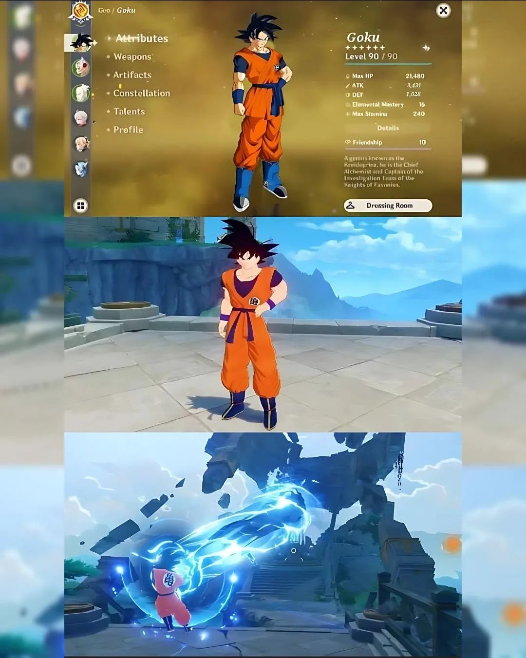 son goku in genshin Genshin Impact | HoYoLAB