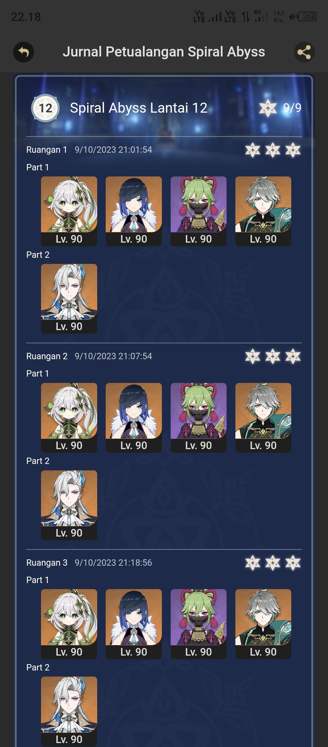 Mas Noval solo spiral Genshin Impact | HoYoLAB