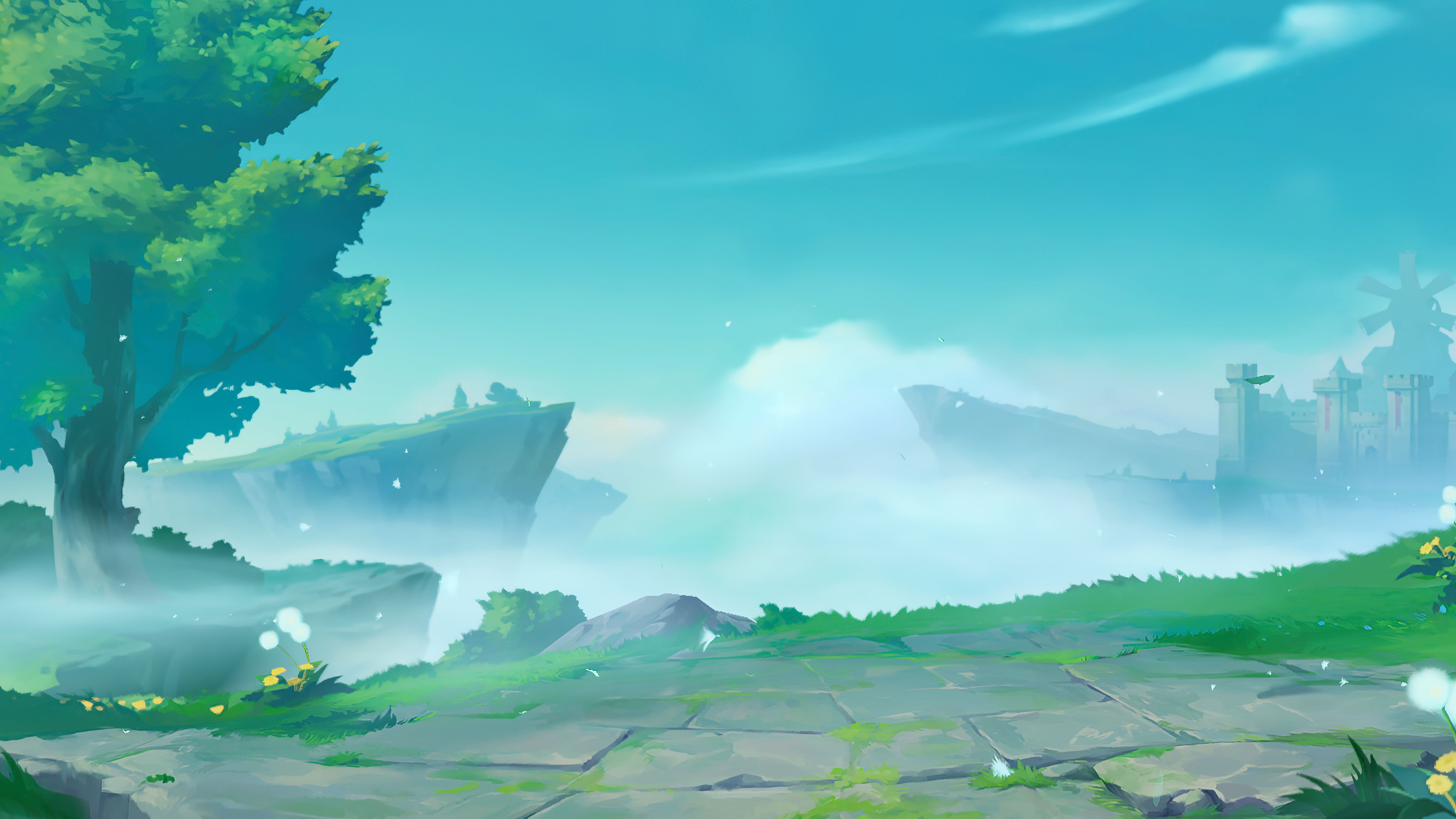 Genshin 4.0 All Regions Party Setup Background Wallpapers Genshin ...