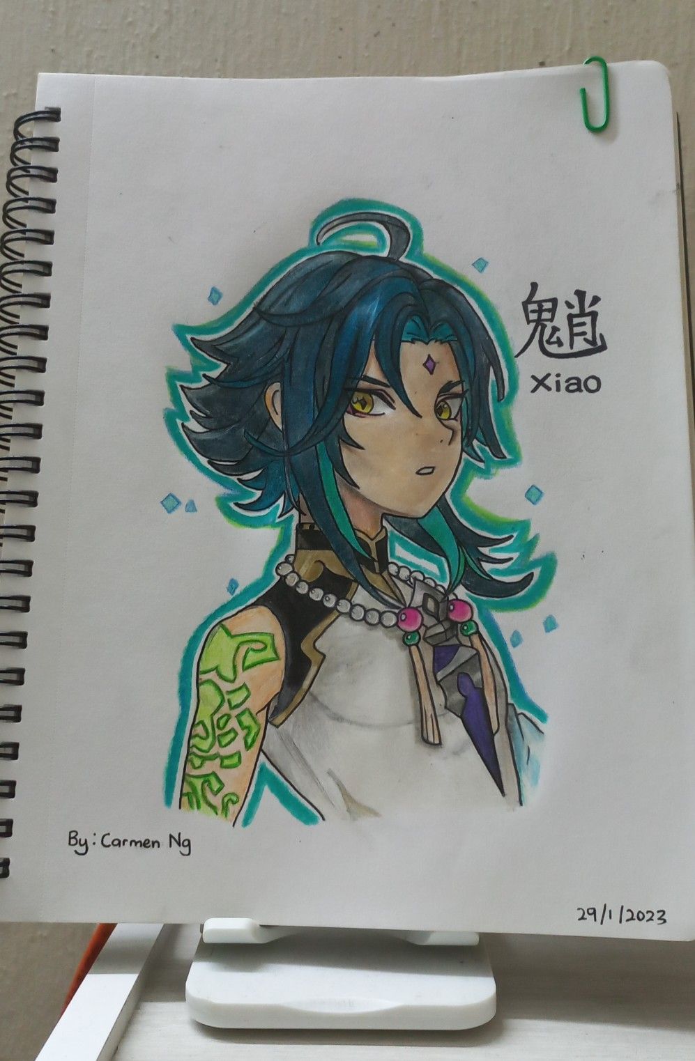My Xiao Drawing :D Genshin Impact | HoYoLAB