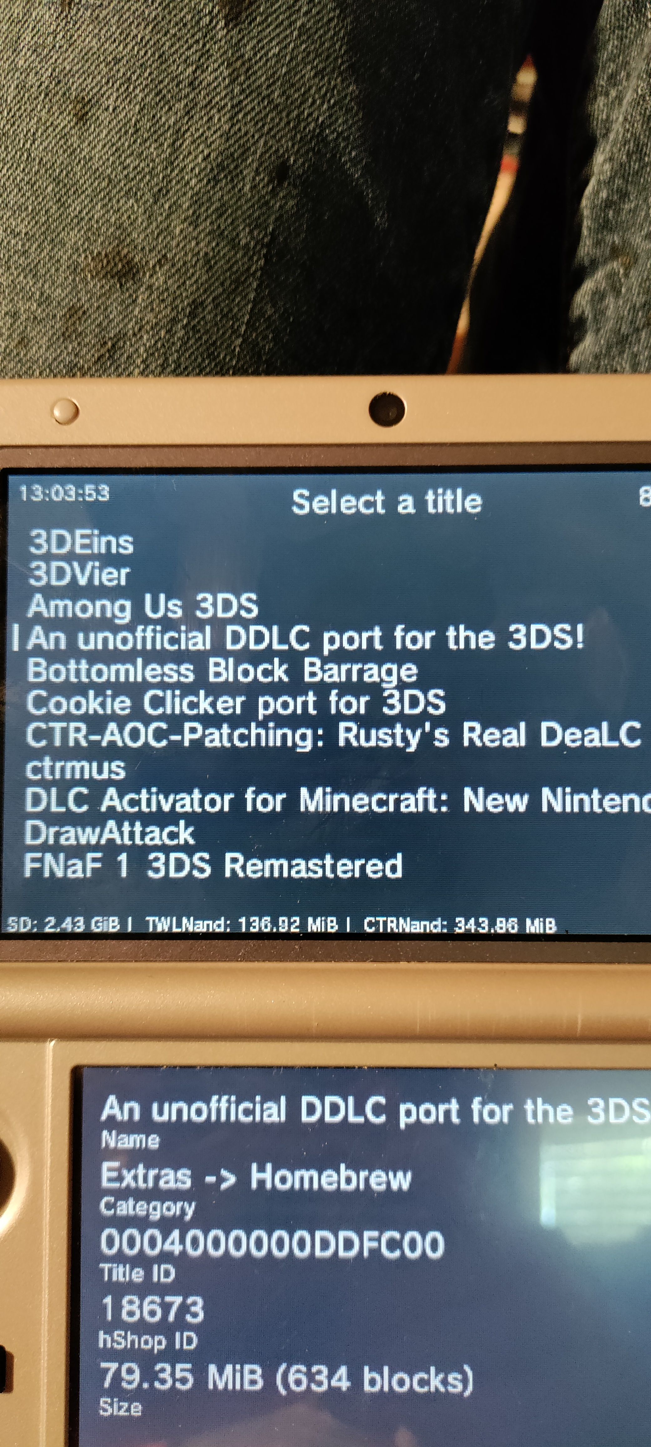 modded my 3ds | HoYoLAB