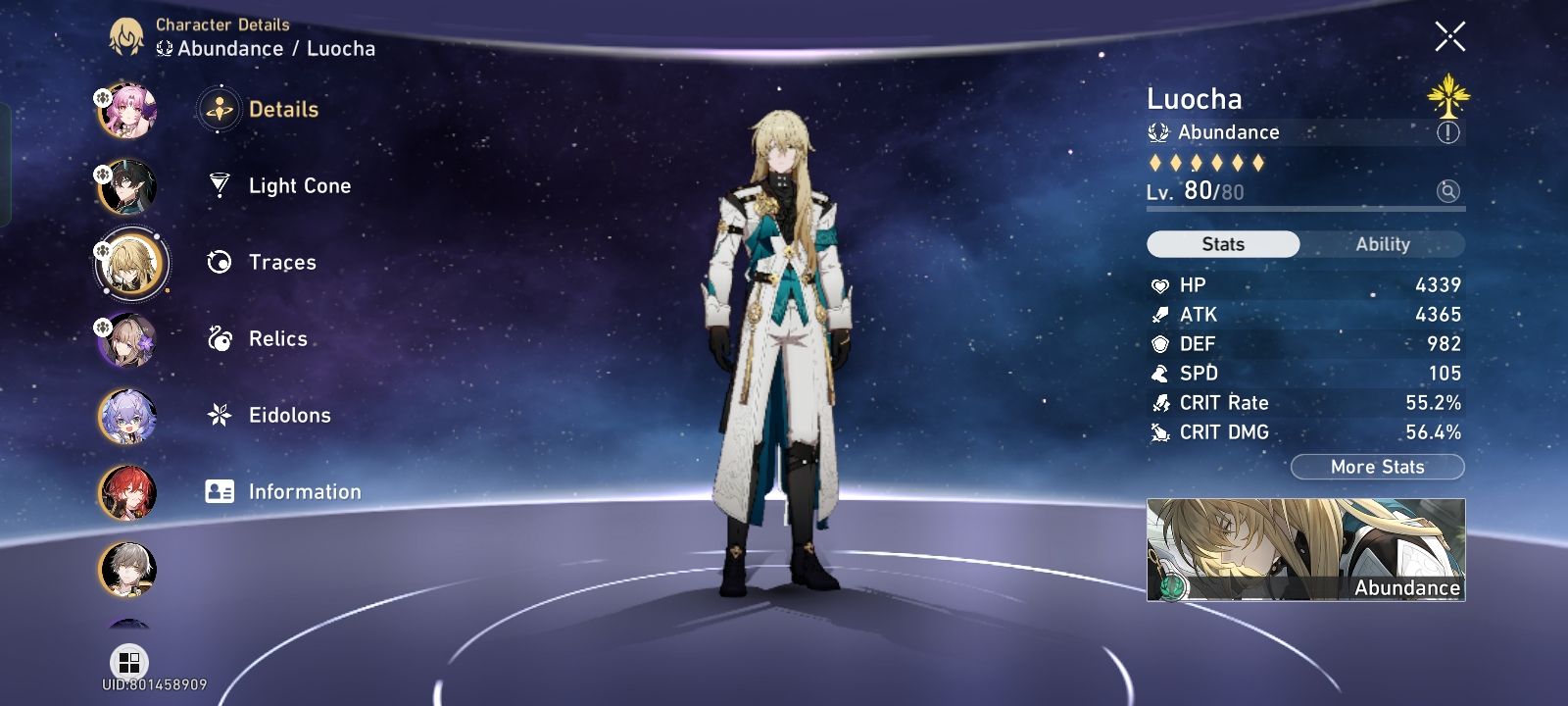 Luocha Hybrid Healer (Sharing my character build). Honkai: Star Rail ...