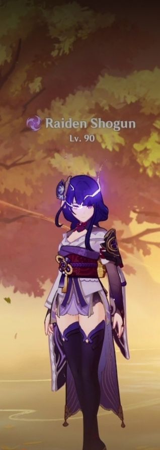 Just Noticed Now That Raiden Shogun Has Electro Around Her In The Party ...