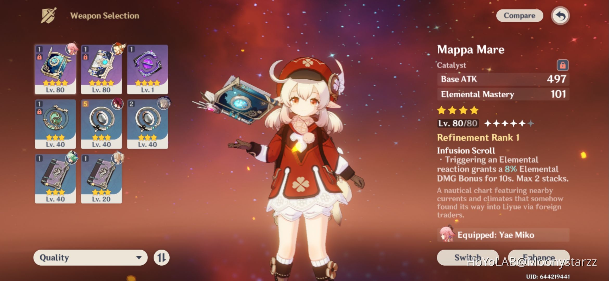 Klee weapon help(Pyro DPS) Genshin Impact | HoYoLAB