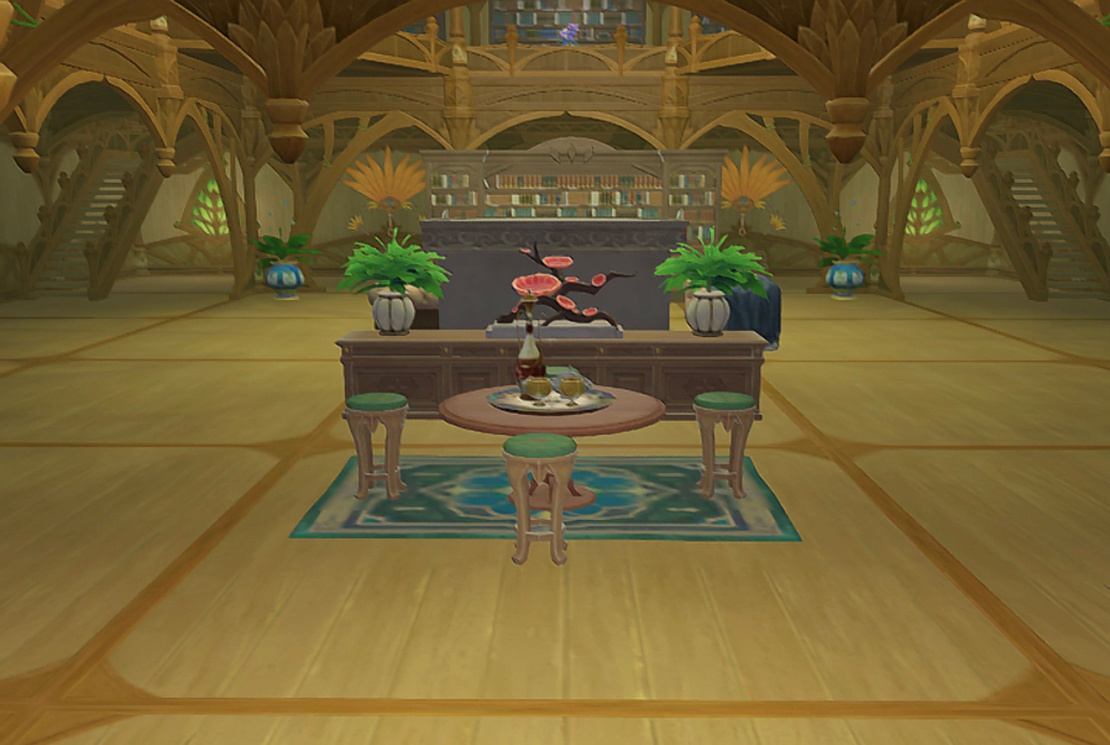 Sumeru Mansion: Meditative Retreat interior Genshin Impact | HoYoLAB