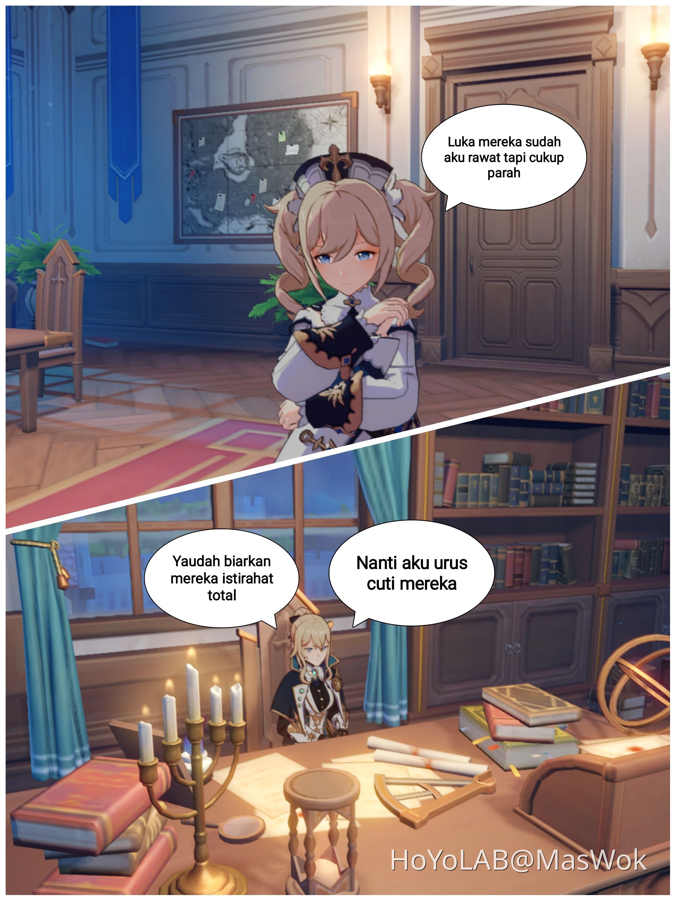 Rutinitas Dandelion Knight Genshin Impact | HoYoLAB